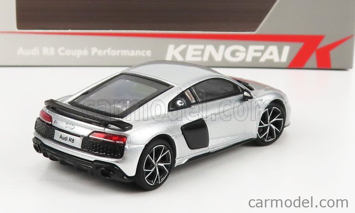 NZG VAKF-640362 Scale 1/64 | AUDI R8 COUPE PERFORMANCE 2019 SILVER