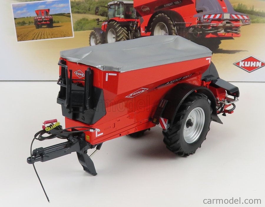 ROS-MODEL 602298 Echelle 1/32 | KUHN AXENT 100.1 TRAILER PRECISION FERTILIZED SPREADER RED