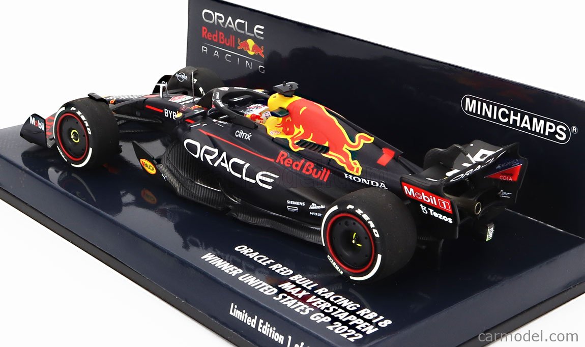 MINICHAMPS 417221901 Масштаб 1/43 | RED BULL F1 RB18 TEAM ORACLE RED BULL RACING N 1 WINNER ...