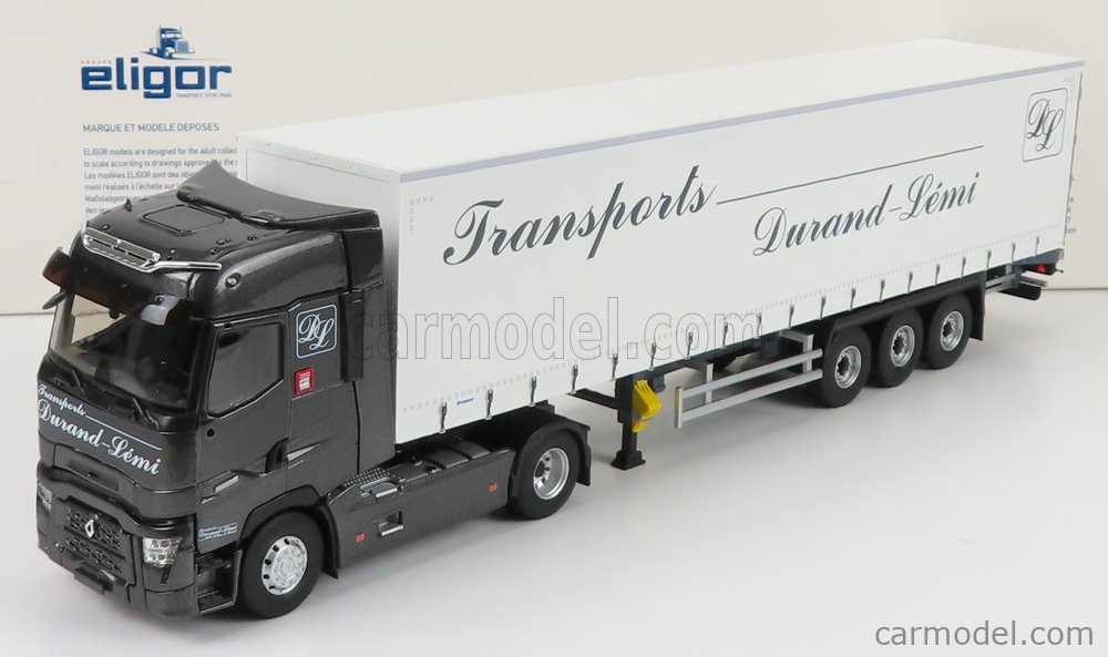 ELIGOR 117400 Scale 1/43 | RENAULT T-LINE HIGH TRUCK TELONATO DURAND ...