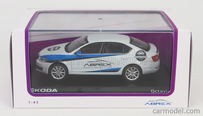 ABREX 143RA-026R01J Escala 1/43 | SKODA OCTAVIA III ABREX 2012 WHITE