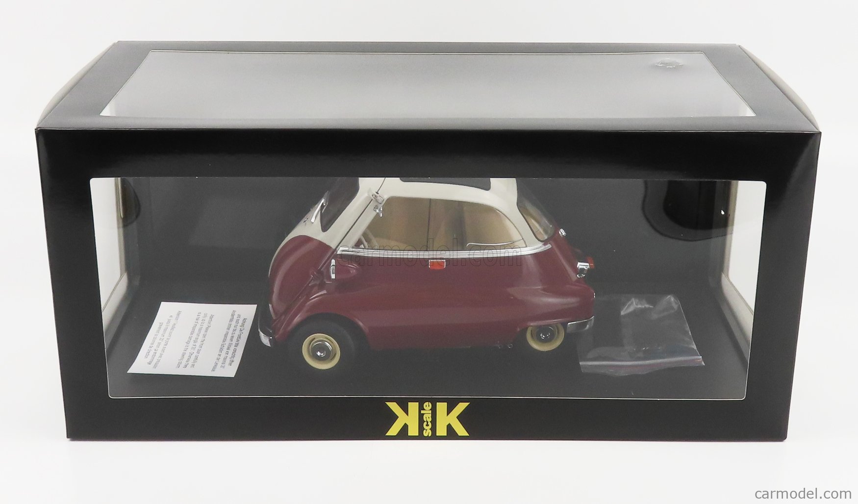 KK-SCALE KKDC120045 Scale 1/12 | BMW ISETTA 1959 DARK RED
