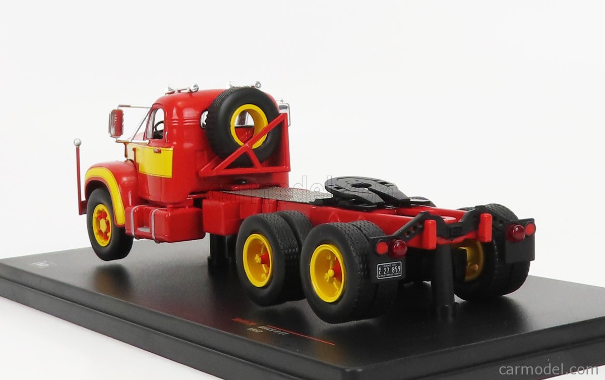 IXO-MODELS TR131.22 Scale 1/43 | MACK B61 TRACTOR TRUCK 3-ASSI 1953 RED ...