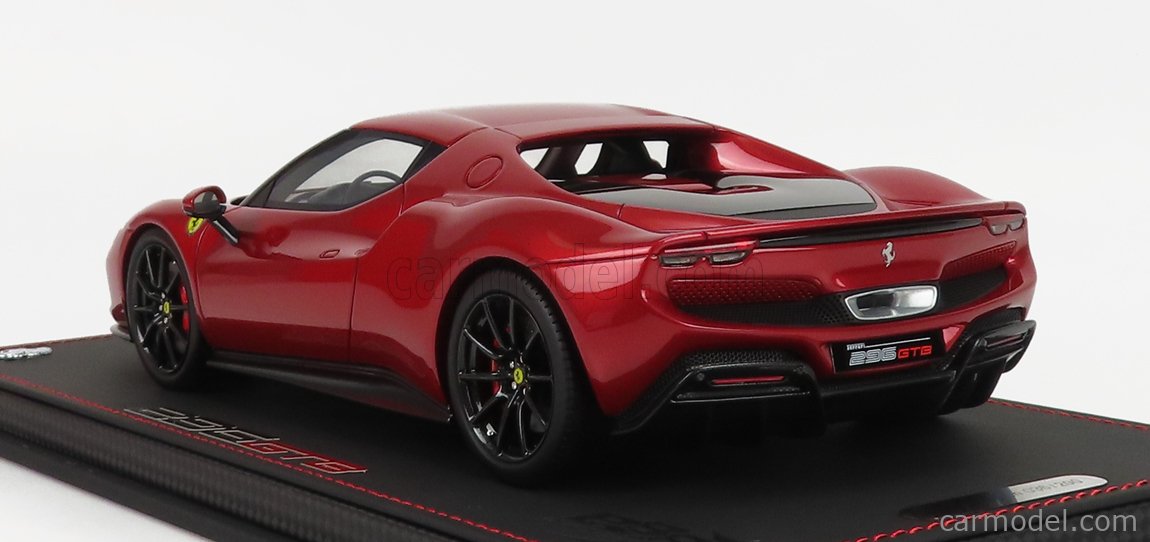 BBR-MODELS P18210B1-VET Scala 1/18 | FERRARI 296 GTB HYBRID 830HP V6 2021 - CON VETRINA - WITH ...