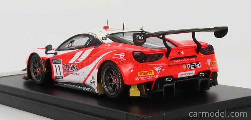 LOOKSMART LSRC108 Scale 1/43 | FERRARI 488 GT3 EVO TEAM KESSEL RACING N ...