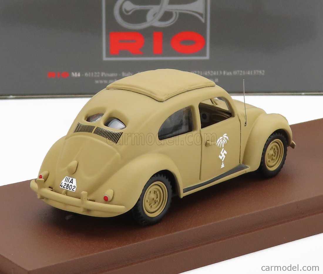 RIO-MODELS 4685/P Scale 1/43 | VOLKSWAGEN BEETLE MAGGIOLINO AFRICA ...