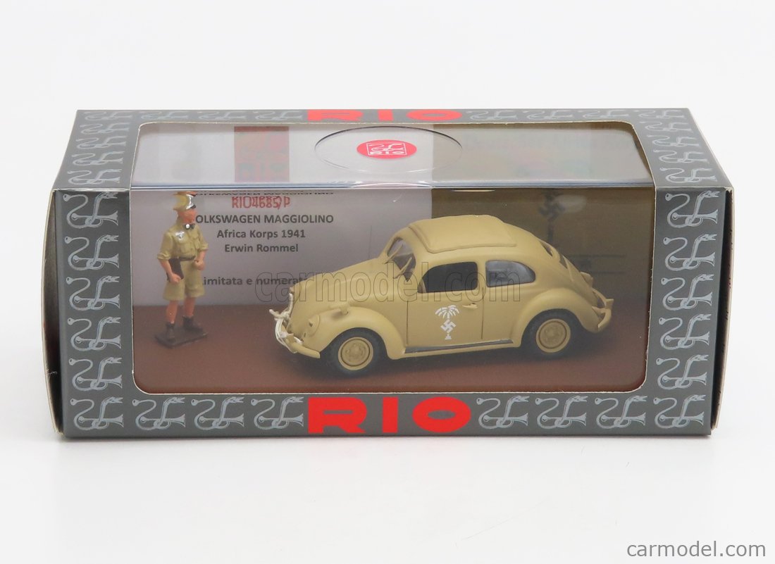 RIO-MODELS 4685/P Scale 1/43 | VOLKSWAGEN BEETLE MAGGIOLINO AFRICA ...