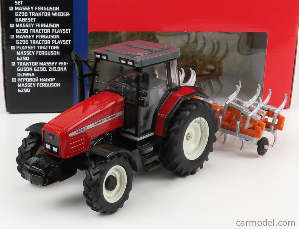 BRITAINS 43335 Scale 1/32 | MASSEY FERGUSON 6290 TRACTOR WITH TRAILER ...