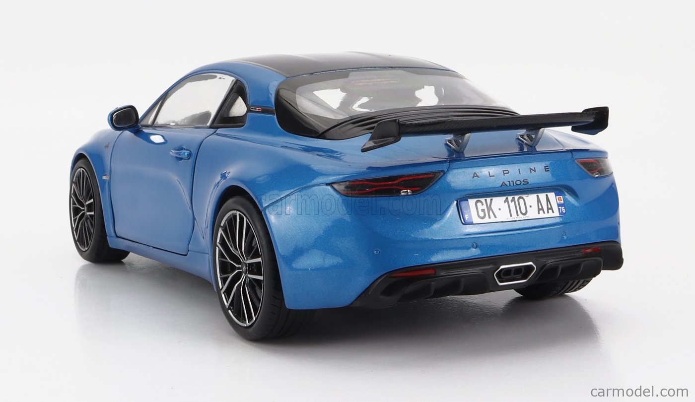 SOLIDO 1801622 Scale 1/18 | ALPINE ALPINE A110S COUPE PACK AERO 2022 BLUE