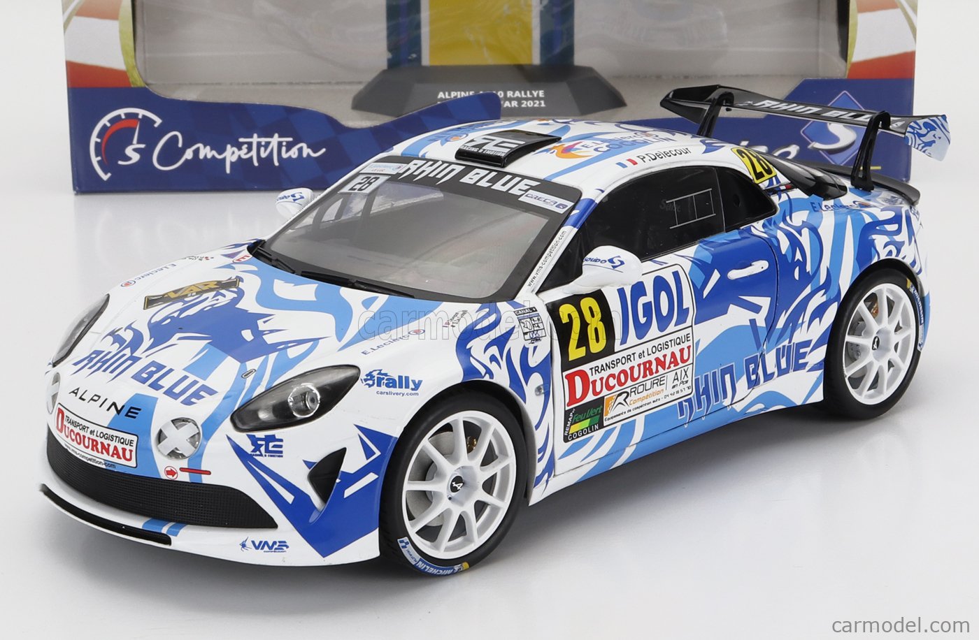 SOLIDO 1801624 Scala 1/18 | RENAULT A110 ALPINE (night version) N 28 ...