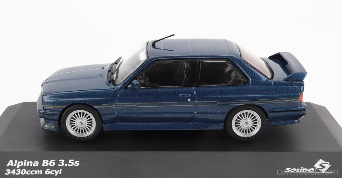 SOLIDO 4312001 Scala 1/43 | BMW 3-SERIES ALPINA (E30) B6 3.5S 1986 BLUE