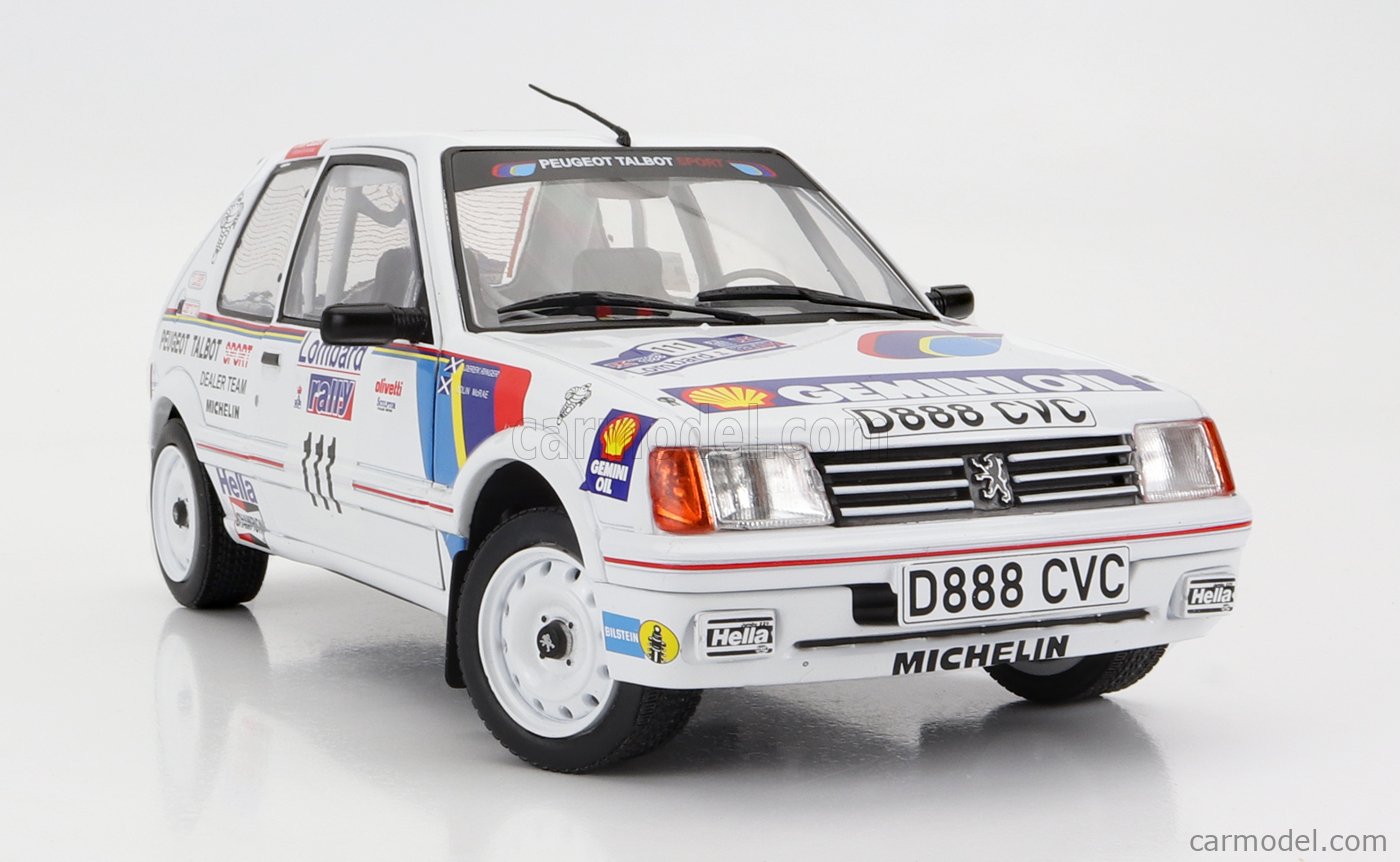 SOLIDO 1801715 Scale 1/18 | PEUGEOT 205 GTi TEAM PEUGEOT TALBOT SPORT N ...