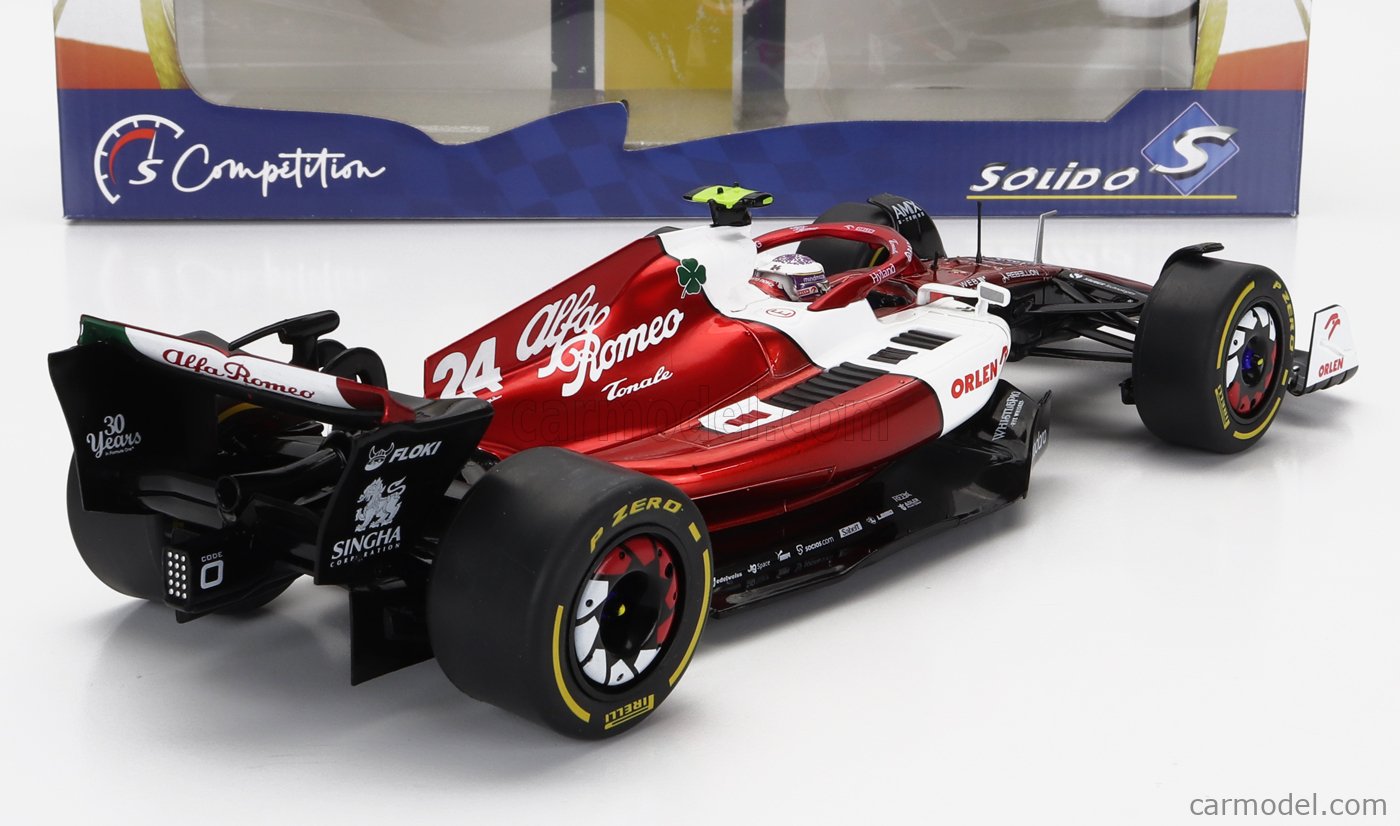 SOLIDO 1810202 Scale 1/18 | ALFA ROMEO F1 C42 TEAM ORLEN RACING N 24 ...