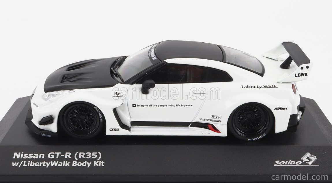 SOLIDO 4311203 Scale 1/43 | NISSAN GT-RR (R35) LB WORKS SILHOUETTE ...