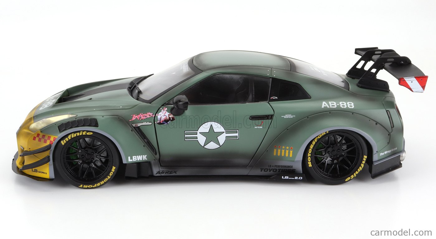 SOLIDO 1805807 Echelle 1/18 | NISSAN GT-R (R35) TYPE 2 LIBERTY WALK LB ...