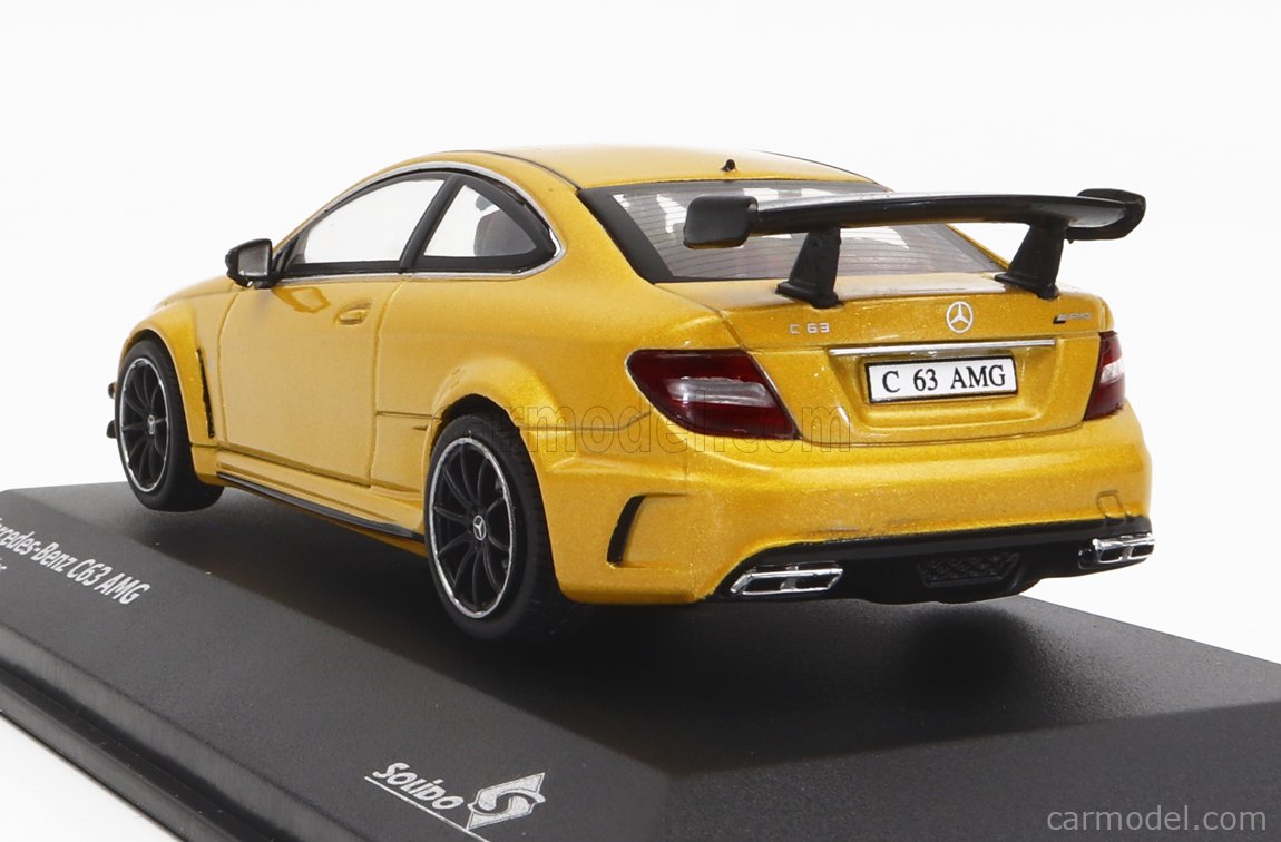 SOLIDO 4311601 Scale 1/43 | MERCEDES BENZ C-CLASS C63 6.3 V8 AMG BLACK ...