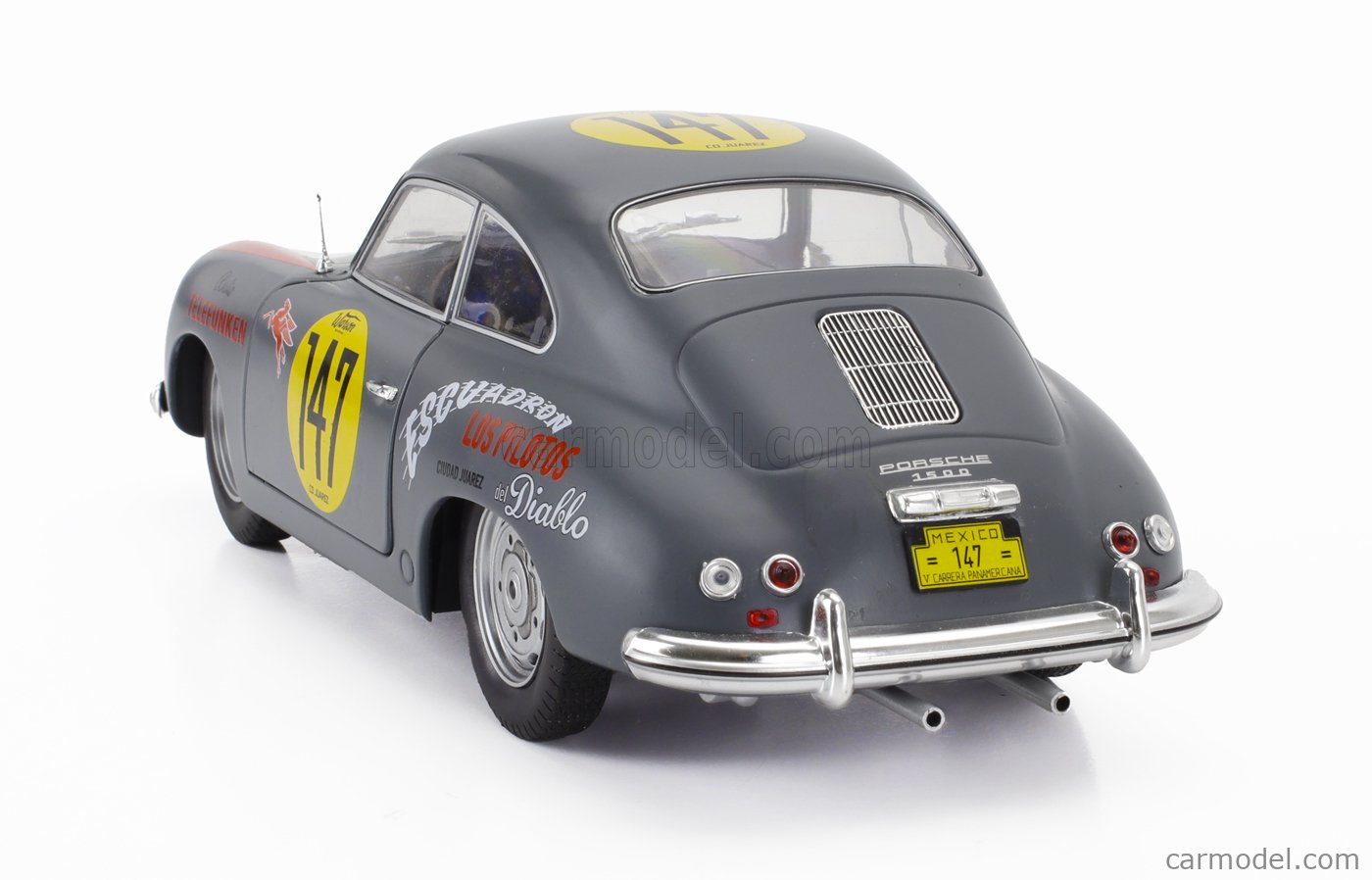 SOLIDO 1802807 Scale 1/18 | PORSCHE 356 PRE-A COUPE N 147 RACING PANAM ...
