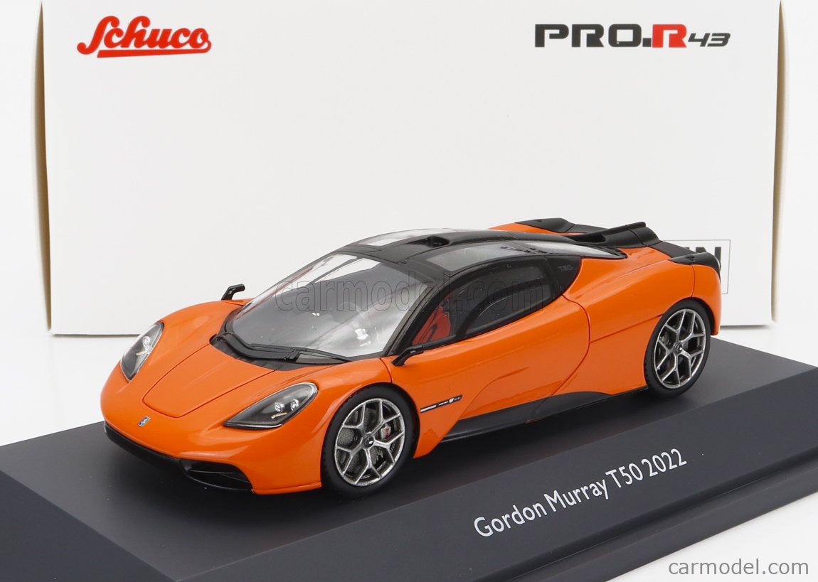 SCHUCO 450924000 Scale 1/43 | GORDON MURRAY T50 2022 ORANGE