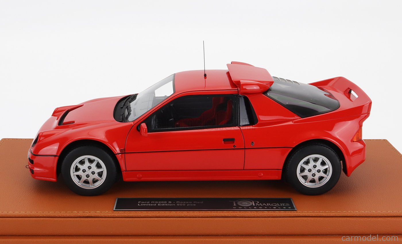 TOPMARQUES TOP122B Scale 1/18 | FORD ENGLAND RS200 1984 RED