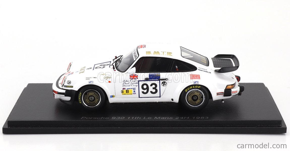 SPARK-MODEL S9852 Scale 1/43 | PORSCHE 911 930 3.3L TURBO TEAM CHARLES ...