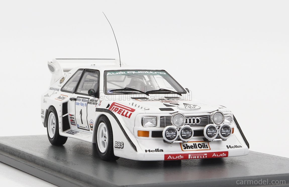 SPARK-MODEL S7898 Scale 1/43 | AUDI QUATTRO S1 N 1 RALLY ULSTER 1985 M ...