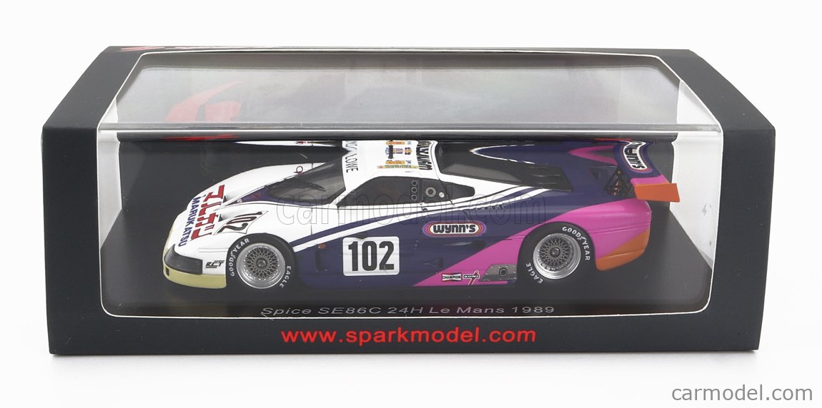 SPARK-MODEL S6808 Scale 1/43 | SPICE SE86C 1.8L V8 TEAM CHAMBERLAIN ...