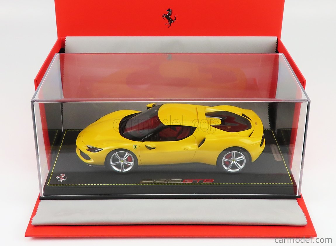 BBR-MODELS P18210C-VET Scale 1/18 | FERRARI 296 GTB HYBRID 830HP V6 2021 - CON VETRINA - WITH ...
