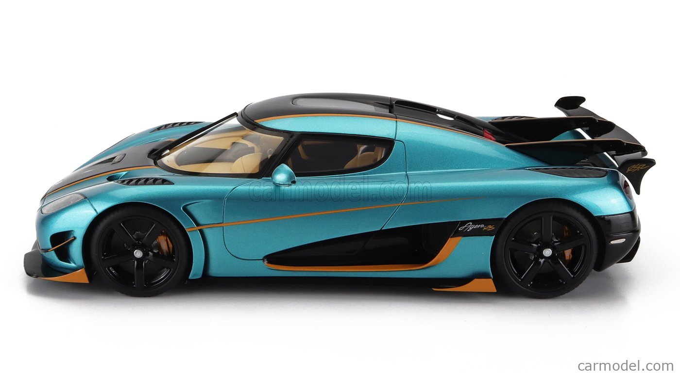 GT-SPIRIT GT390 Scale 1/18 | KOENIGSEGG AGERA RSR 2016 BLUE BLACK