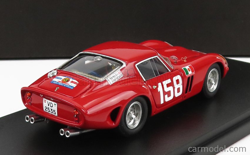 REMEMBER 162726 Scale 1/43 | FERRARI 250 GTO ch.3909 COUPE N 158 TOUR DE FRANCE 1963 BERNEY ...