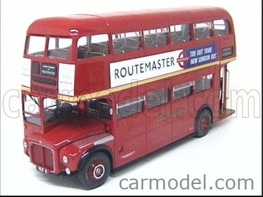 SUN-STAR 02901 Scale 1/24 | ROUTEMASTER LONDON TRANSPORT BUS 1956 RED