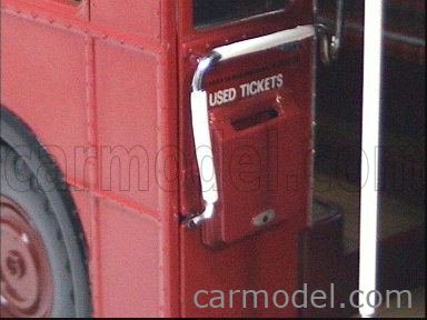 SUN-STAR 02901 Scale 1/24 | ROUTEMASTER LONDON TRANSPORT BUS 1956 RED