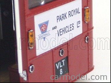 SUN-STAR 02901 Scale 1/24 | ROUTEMASTER LONDON TRANSPORT BUS 1956 RED
