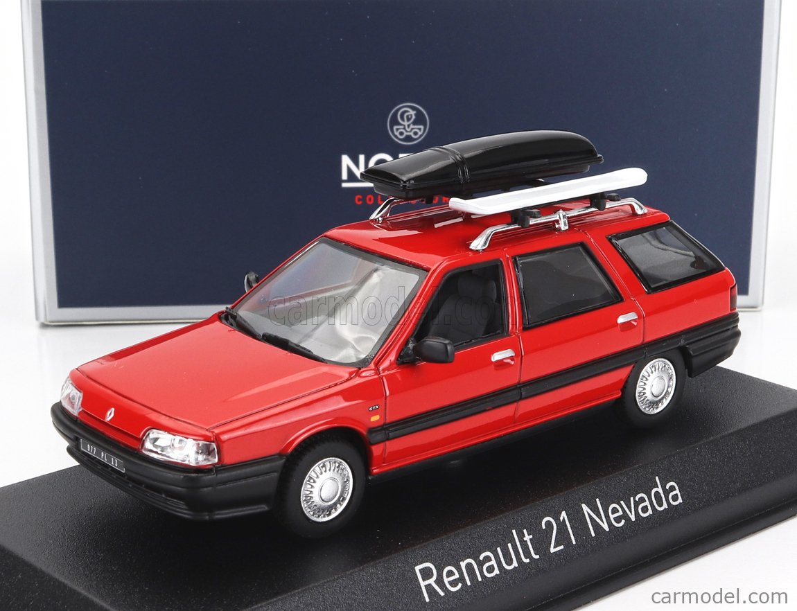 NOREV 512133 Scale 1/43 | RENAULT R21 NEVADA SW STATION WAGON 1989 RED