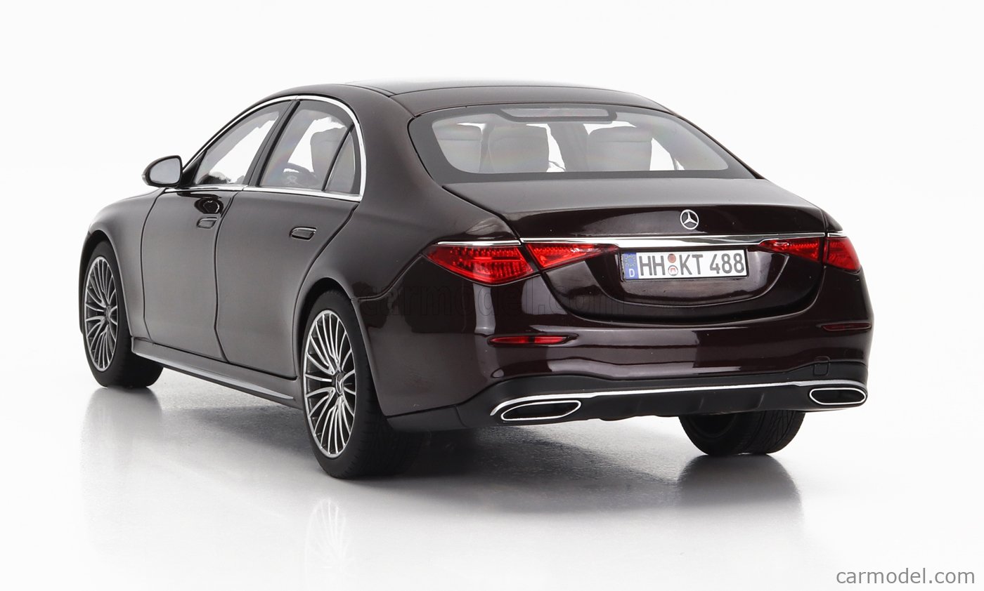 NOREV 183804 Scale 1/18 | MERCEDES BENZ S-CLASS AMG LINE 2021 RED MET