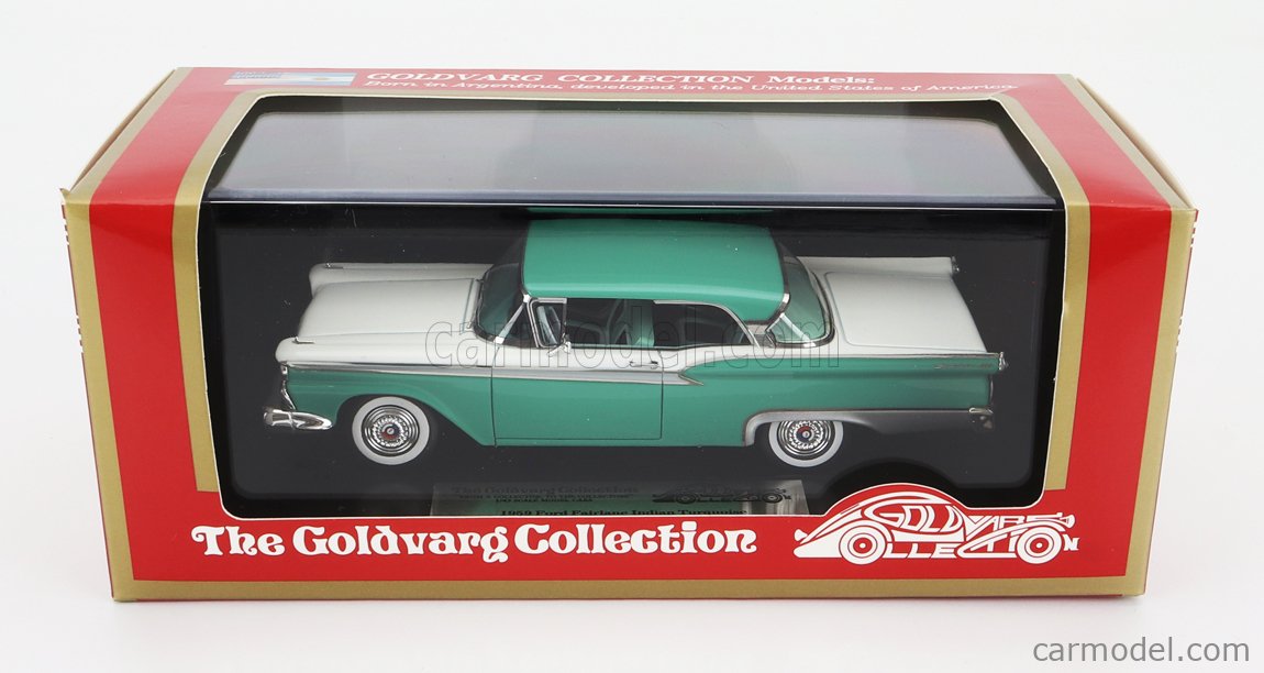 GOLDVARG GC066A Scale 1/43 | FORD USA FAIRLANE 1959 TURQUOISE WHITE