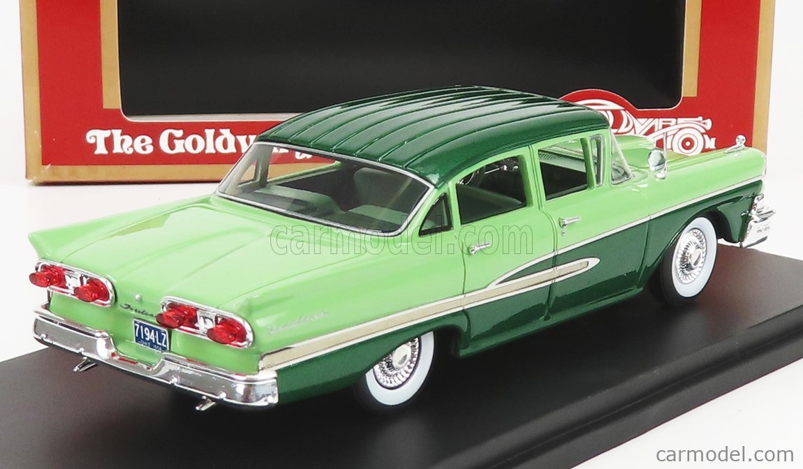 GOLDVARG GC026B Scale 1/43 | FORD USA 300 CUSTOM 1958 GREEN BLACK