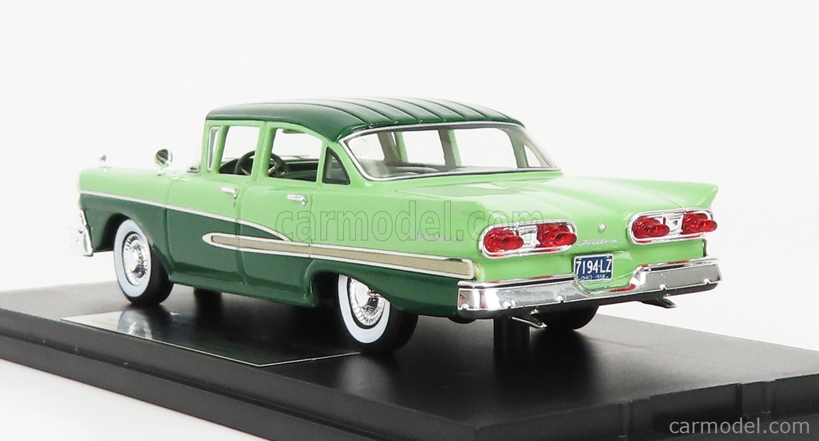 GOLDVARG GC026B Scale 1/43 | FORD USA 300 CUSTOM 1958 GREEN BLACK