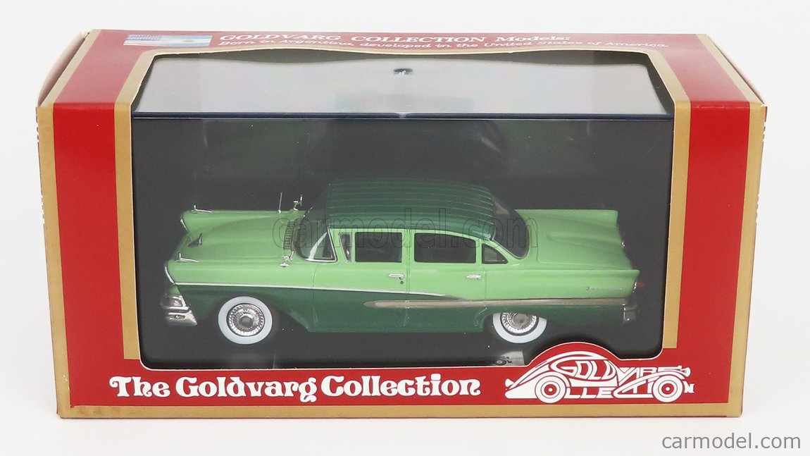 GOLDVARG GC026B Scale 1/43 | FORD USA 300 CUSTOM 1958 GREEN BLACK
