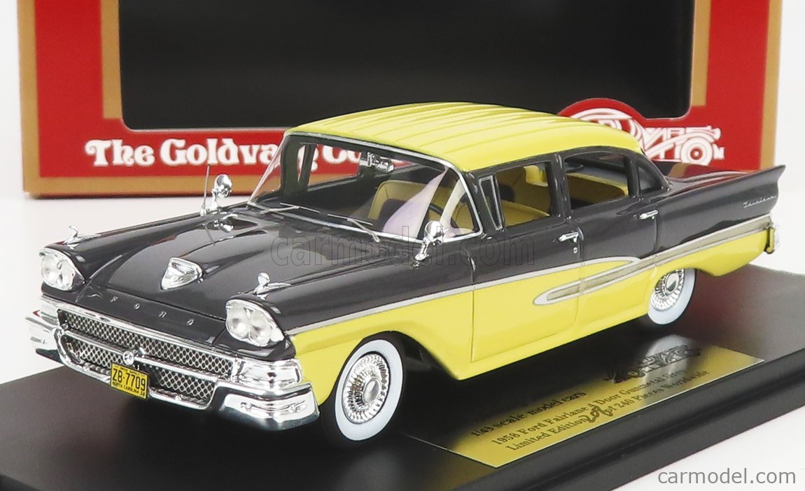 GOLDVARG GC026A Echelle 1/43 | FORD USA 300 CUSTOM 1958 YELLOW BLACK