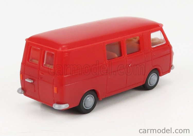 BREKINA PLAST PIBK238081 Escala 1/87 | FIAT 238 HALF VAN 1969 RED