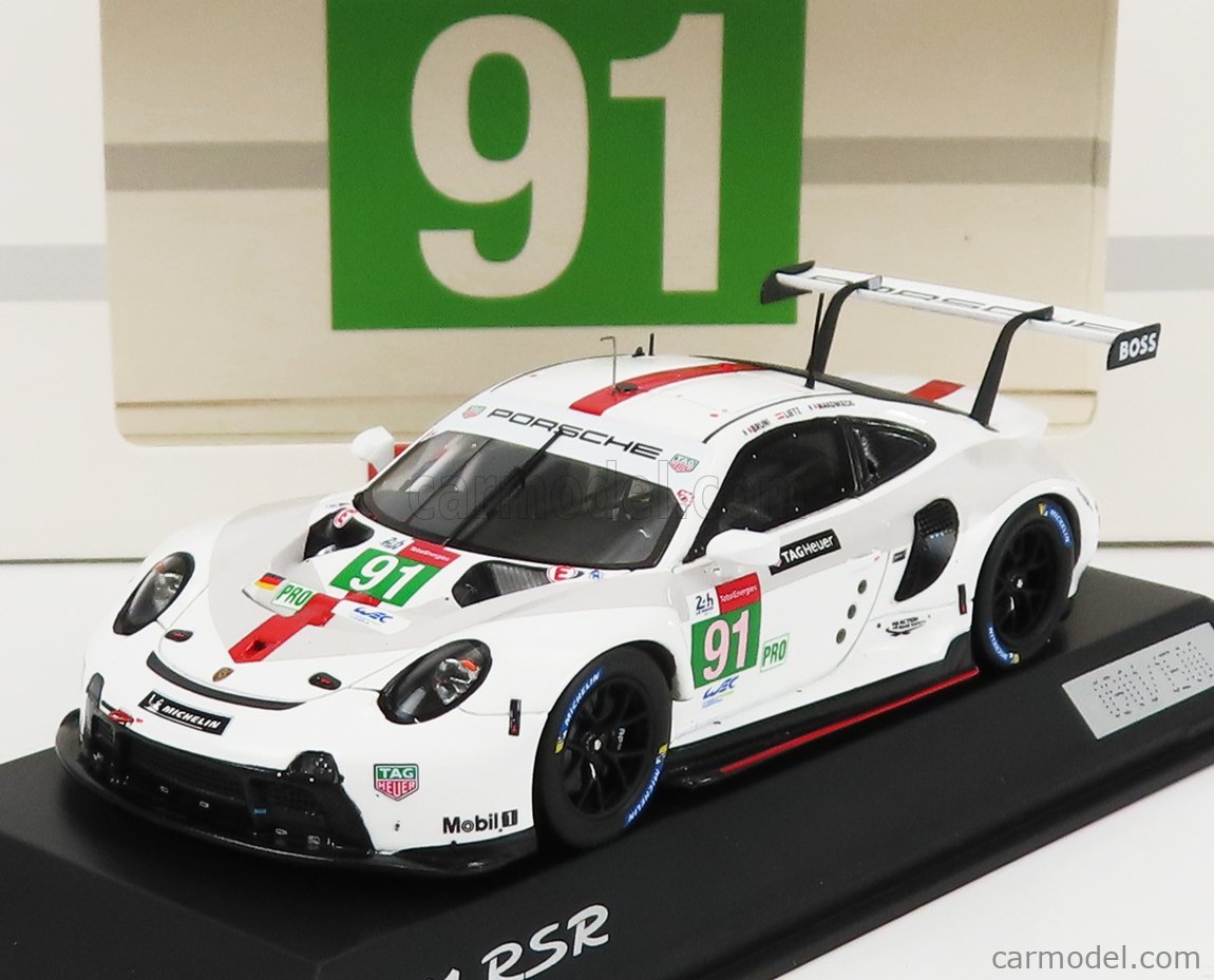 SPARK-MODEL WAP0209010PLEM Scale 1/43 | PORSCHE 911 991-2 RSR-19 4.2L TEAM PORSCHE GT N 91 24h ...