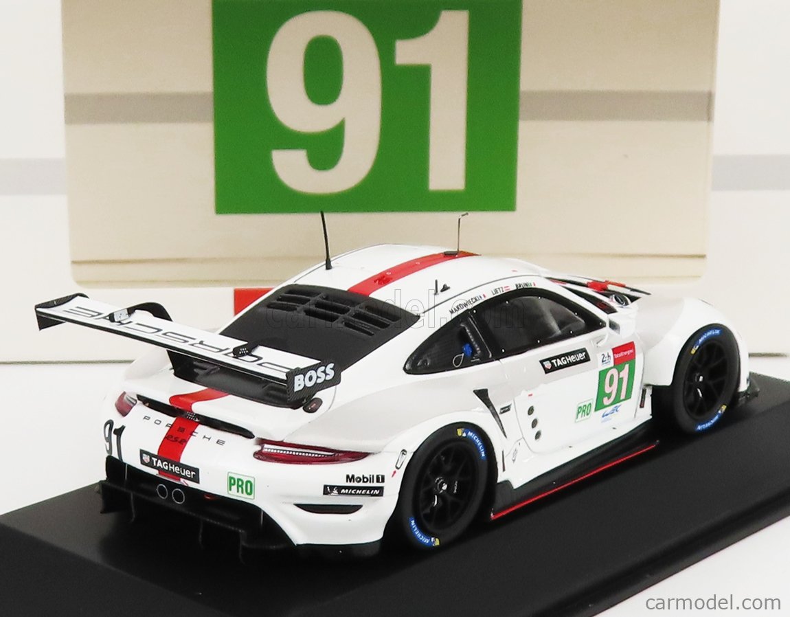 SPARK-MODEL WAP0209010PLEM Scale 1/43 | PORSCHE 911 991-2 RSR-19 4.2L TEAM PORSCHE GT N 91 24h ...