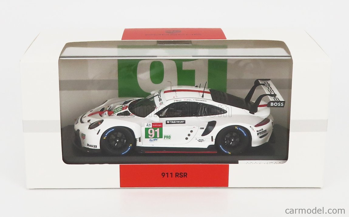 SPARK-MODEL WAP0209010PLEM Escala 1/43 | PORSCHE 911 991-2 RSR-19 4.2L TEAM PORSCHE GT N 91 24h ...