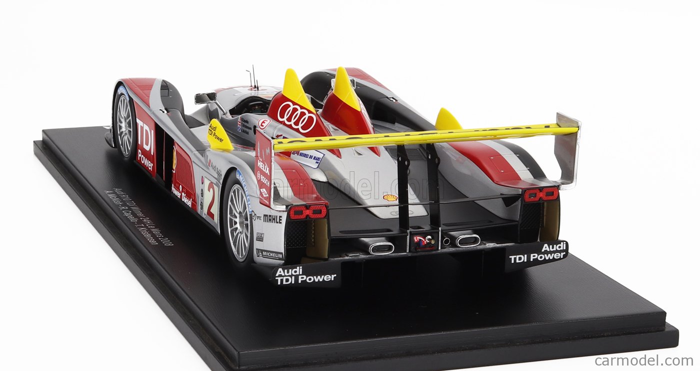 SPARK-MODEL 18LM08 Echelle 1/18 | AUDI R10 TDI 5.5L TURBO V12 TEAM AUDI ...