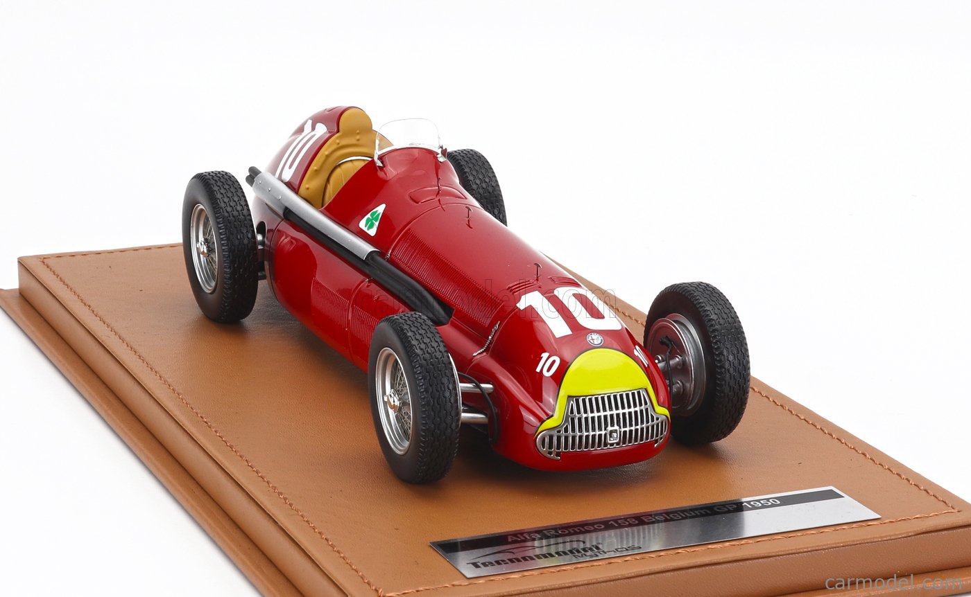 TECNOMODEL TM18-253A Scale 1/18 | ALFA ROMEO F1 158 SCUDERIA ALFA ROMEO SPA N 10 BELGIUM GP 1950 ...