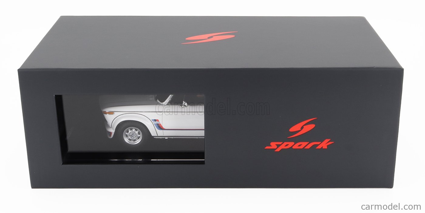 SPARK-MODEL 18S718 Scale 1/18 | BMW 2002 TURBO 1973 WHITE
