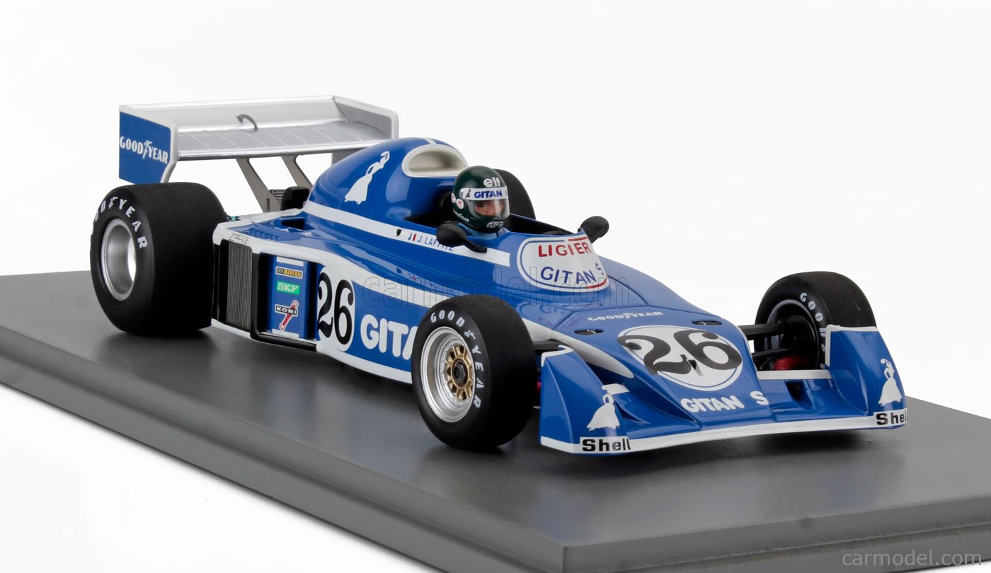 SPARK-MODEL 18S711 Scala 1/18 | LIGIER JS5 N 26 3rd BELGIUM GP 1976 ...