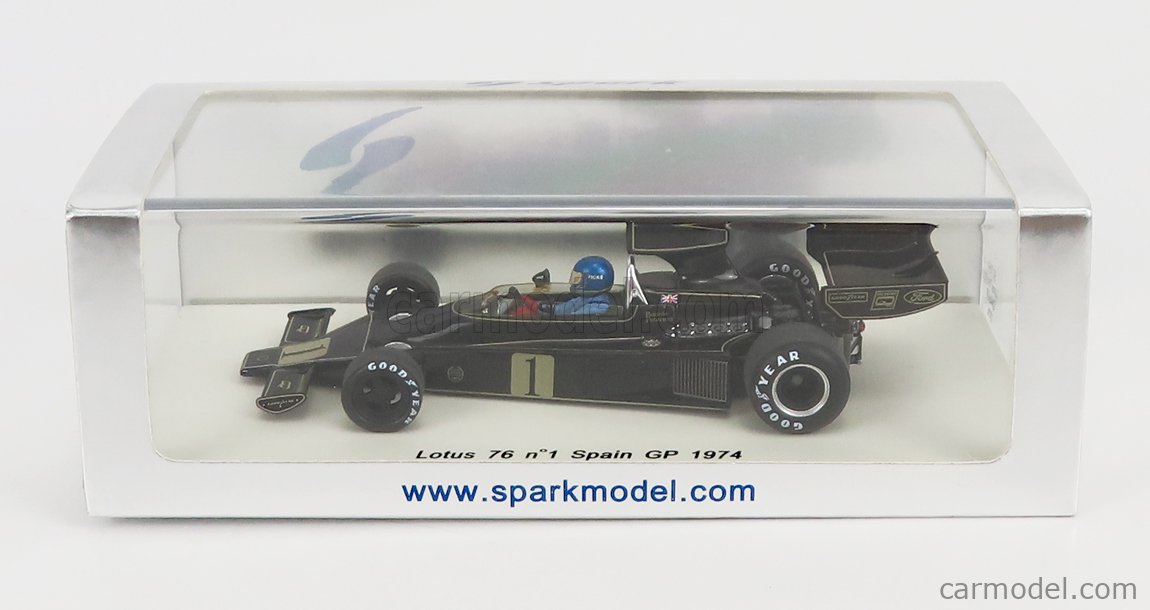 SPARK-MODEL S1769 Escala 1/43 | LOTUS F1 76 N 1 SPANISH GP 1974 RONNIE ... SPARK-MODEL S1769 Escala 1/43 | LOTUS F1 76 N 1 SPANISH GP 1974 RONNIE ...