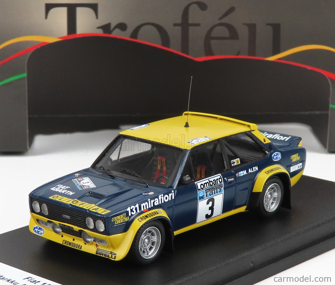 TROFEU FRRUK88 Scale 1/43 | FIAT 131 ABARTH OLIO FIAT N 3 RALLY RAC ...