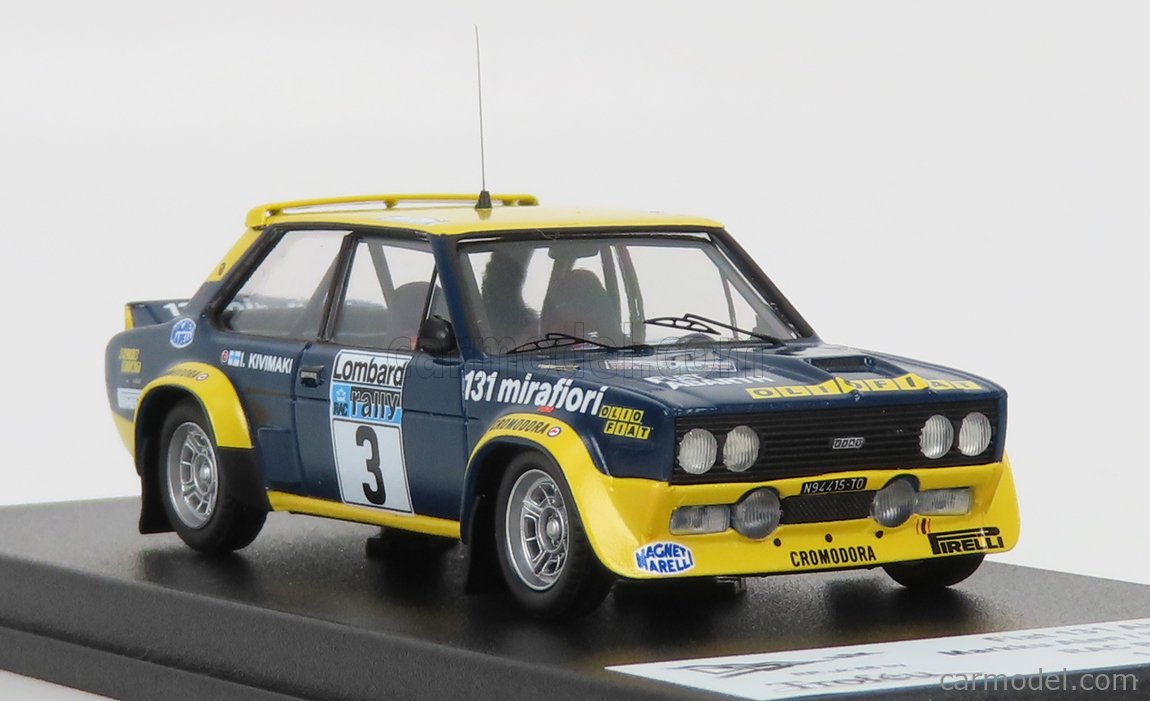 TROFEU FRRUK88 Scale 1/43 | FIAT 131 ABARTH OLIO FIAT N 3 RALLY RAC ...
